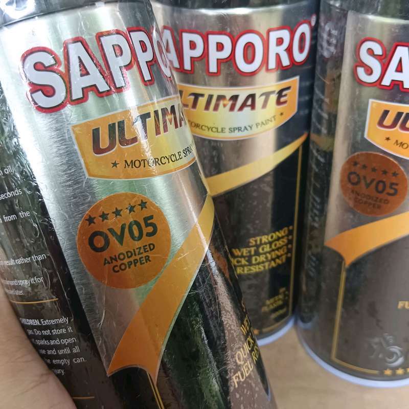 Jual pilox pylox cat semprot sapporo ultimate OV05 Annodized Copper ...