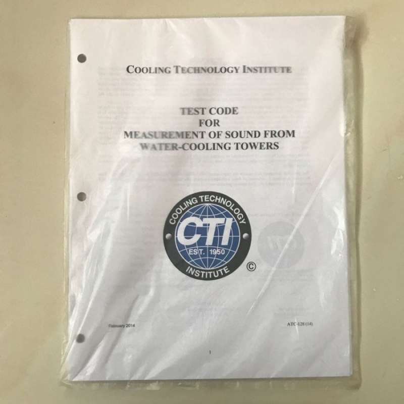 Promo Cti Atc 128 14 Test Code For Measurement Of Sound From Water ...
