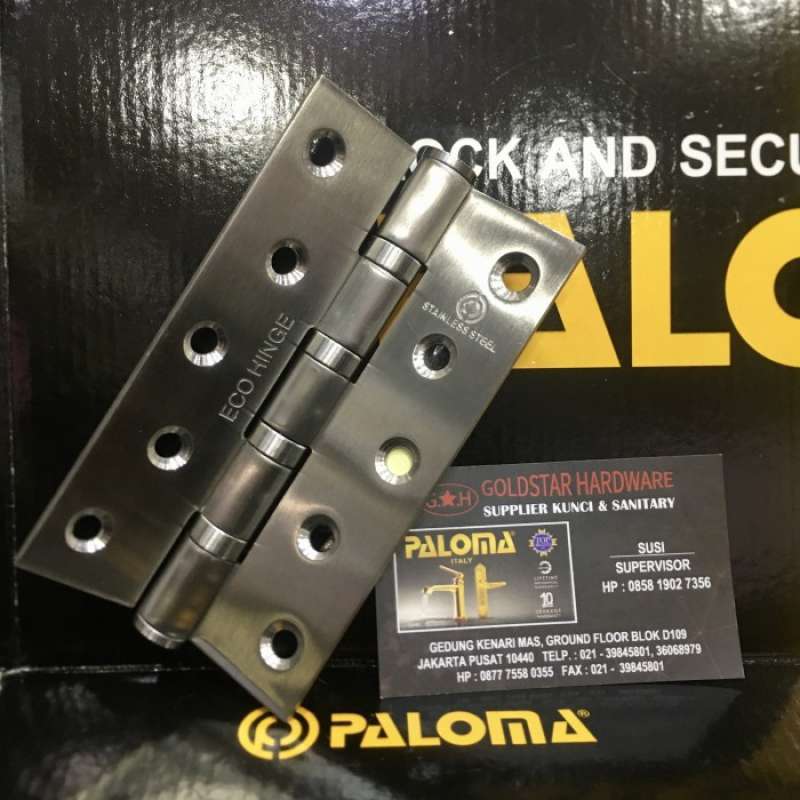 Promo Engsel Pintu PALOMA BHP 704 STD 5X3X3MM 4BB ECO Diskon 23% di ...