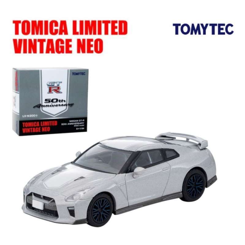 Jual Tomica Limited Vintage Lv-n200b Nissan Gtr 50th Anniversary Silver Di Seller Qairina Store ...