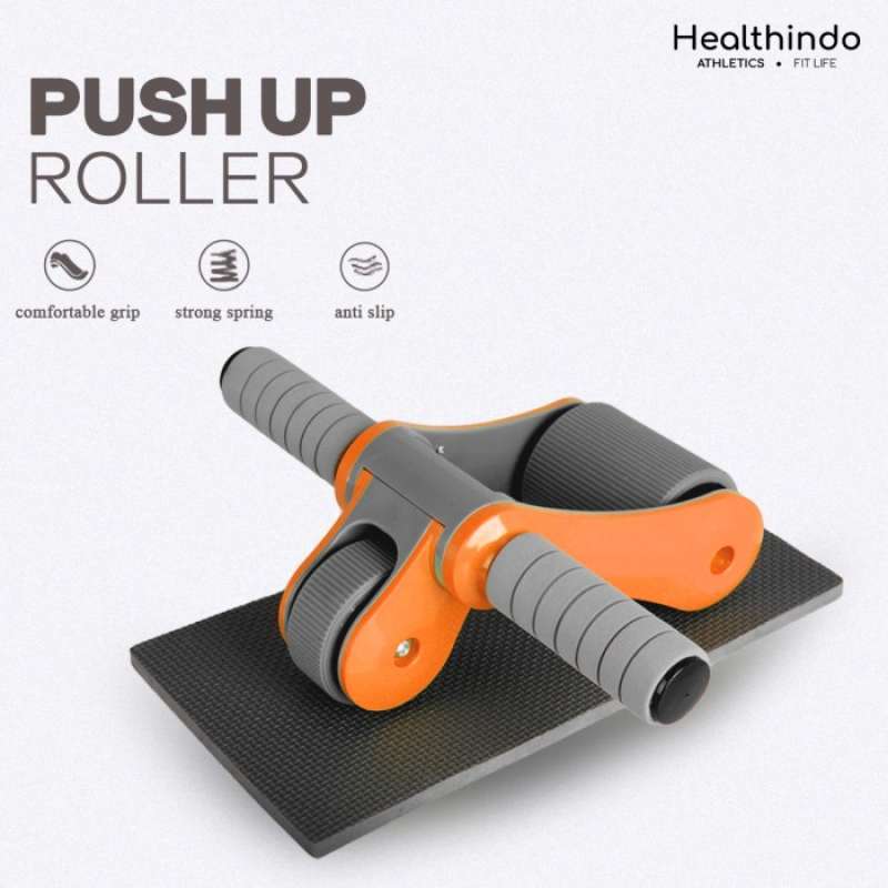 Jual Push Up Roller Fitnes Ab Wheel Roller 4 Wheel Ab Roda 4 Alat Bantu ...