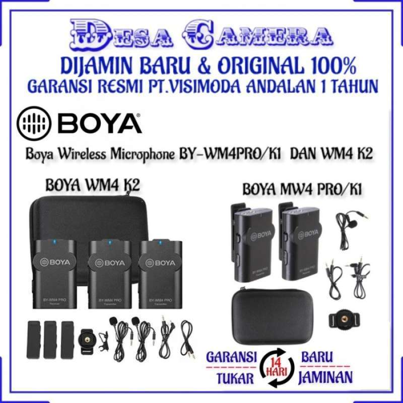 Promo Boya Wireless Microphone By-Wm4 Pro Dan K2 #Gratisongkir Diskon 23% di Seller GUGIYU STORE ...
