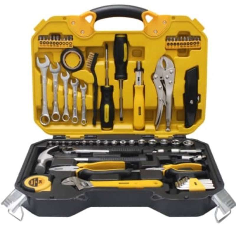 Promo set perkakas 66 pcs krisbow / toolkit set 66 krisbow / alat kerja ...