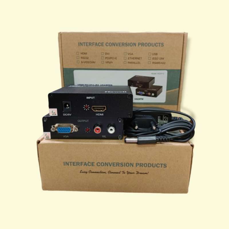 Promo Howell Converter HDMI To VGA with Audio Include Adaptor Diskon 23 ...