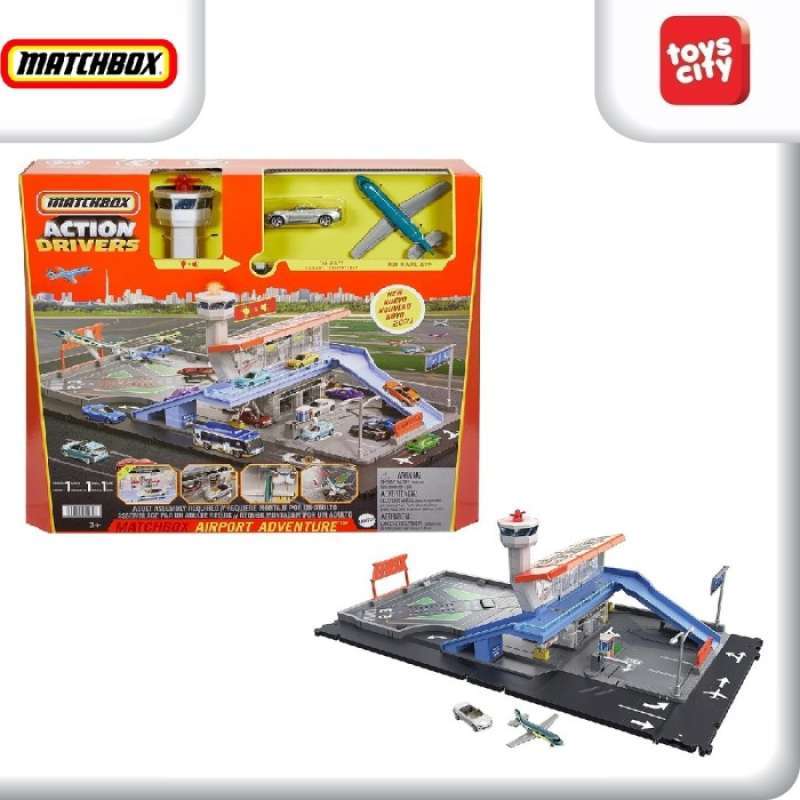 Promo Matchbox Action Drivers Matchbox Airport Adventure Playset Diskon ...