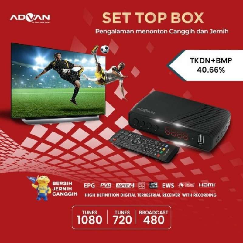 Promo New Set Top Box Advan Digibox Stb Dvb T2 Tv Digital Full Hd Sni ...