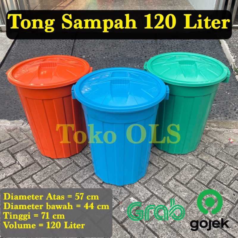 Jual Tong Sampah Besar / Tong Sampah Jumbo Murah Tebal Kuat - Hijau di ...