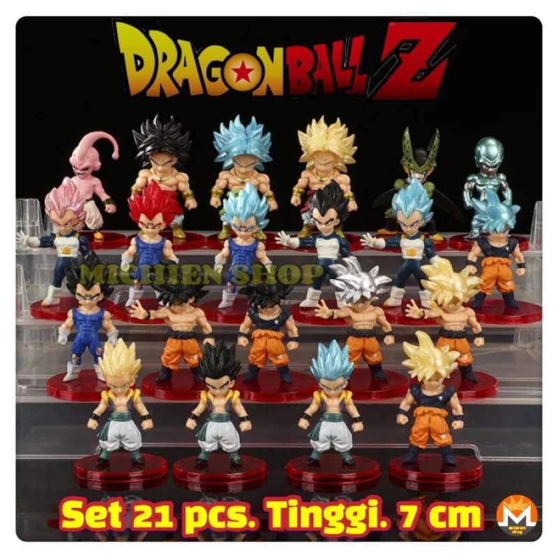 Promo ACTION FIGURE/MAINAN/MINIATUR DRAGON BALL Z SET OF 21 Diskon 23% ...