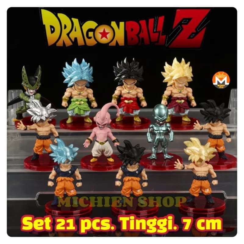 Promo ACTION FIGURE/MAINAN/MINIATUR DRAGON BALL Z SET OF 21 Diskon 23% ...