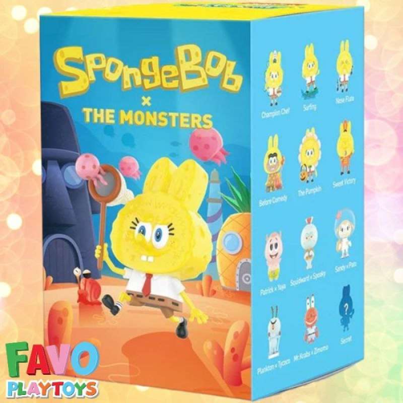 Jual Pop Mart Labubu - Spongebob X The Monsters Series Blindbox Figure ...