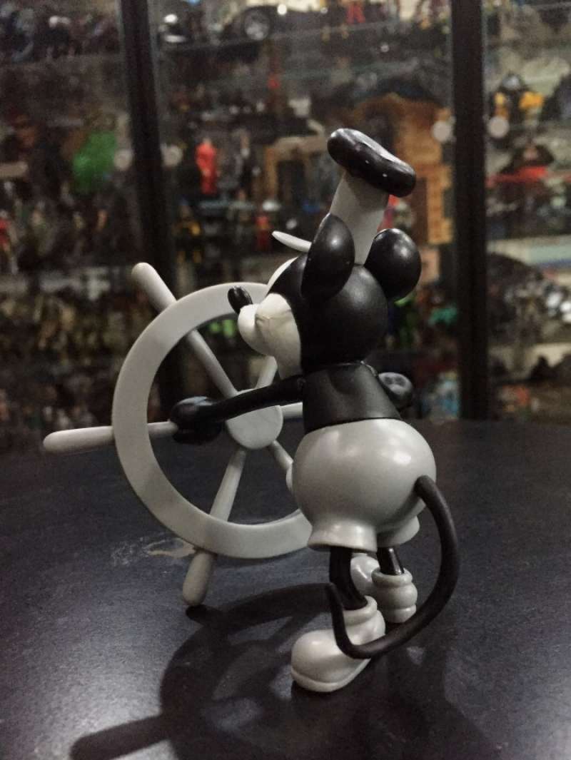 Promo Disney Mini Figure World 1928 Steamboat Willie Mickey Mouse ...