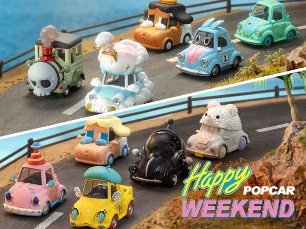 Promo Pop Mart Pop Car Happy Weekend 9 Model Diskon 23% di Seller ...