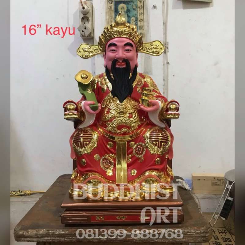 Promo Patung dewa caisen /chai sen/ chaisen ye/ dewa rejeki 16 inch ...