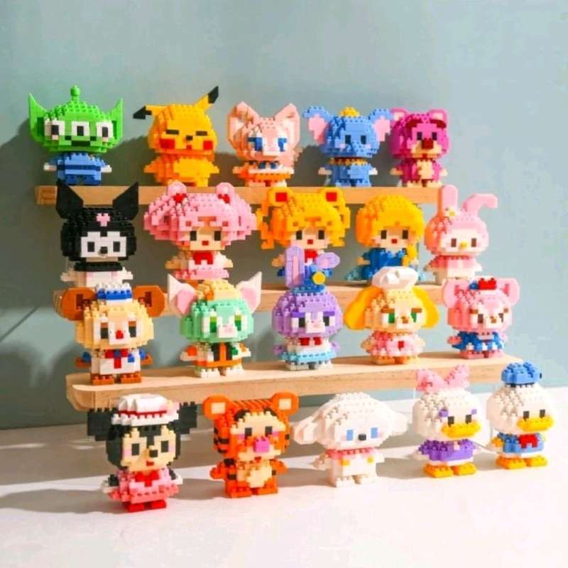 Jual Bricks Nano Blocks Sanrio Sailormoon Usagi Tsukino Chibimoon ...