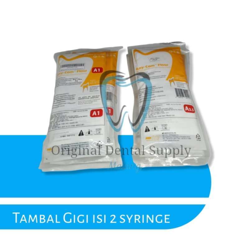 Promo Tambalan gigi isi 2 syringe Lem gigi Flowable / dentex / any com ...