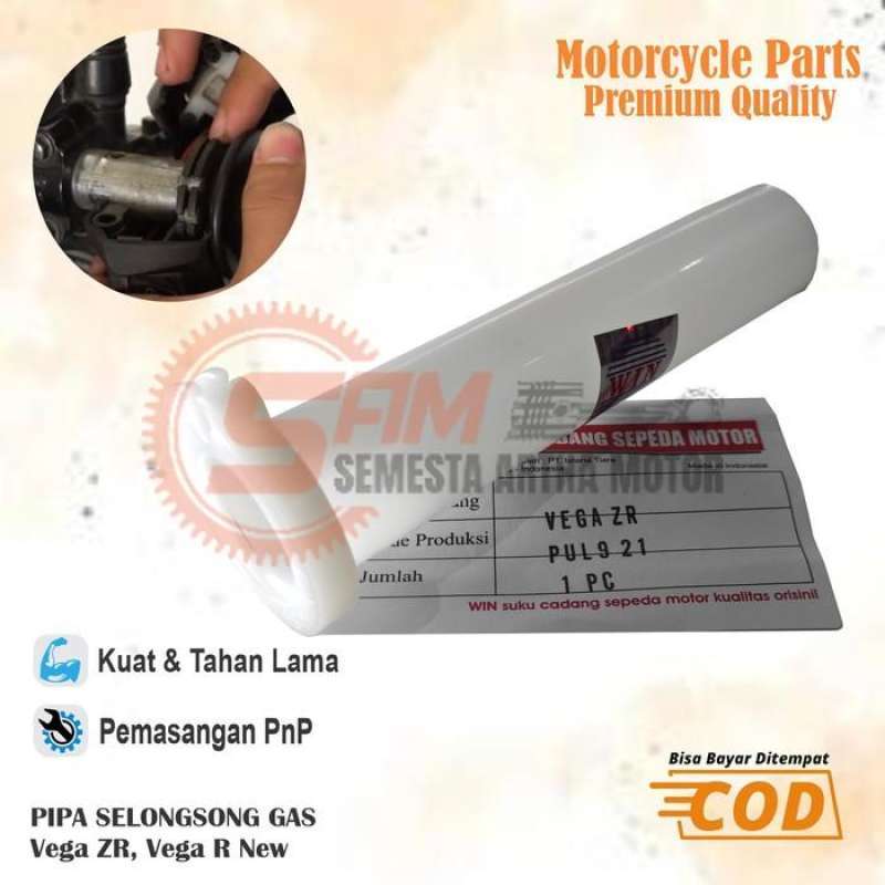 Jual Selongsong Pipa Gas Win Yamaha Vega ZR Slongsong Motor di Seller ...