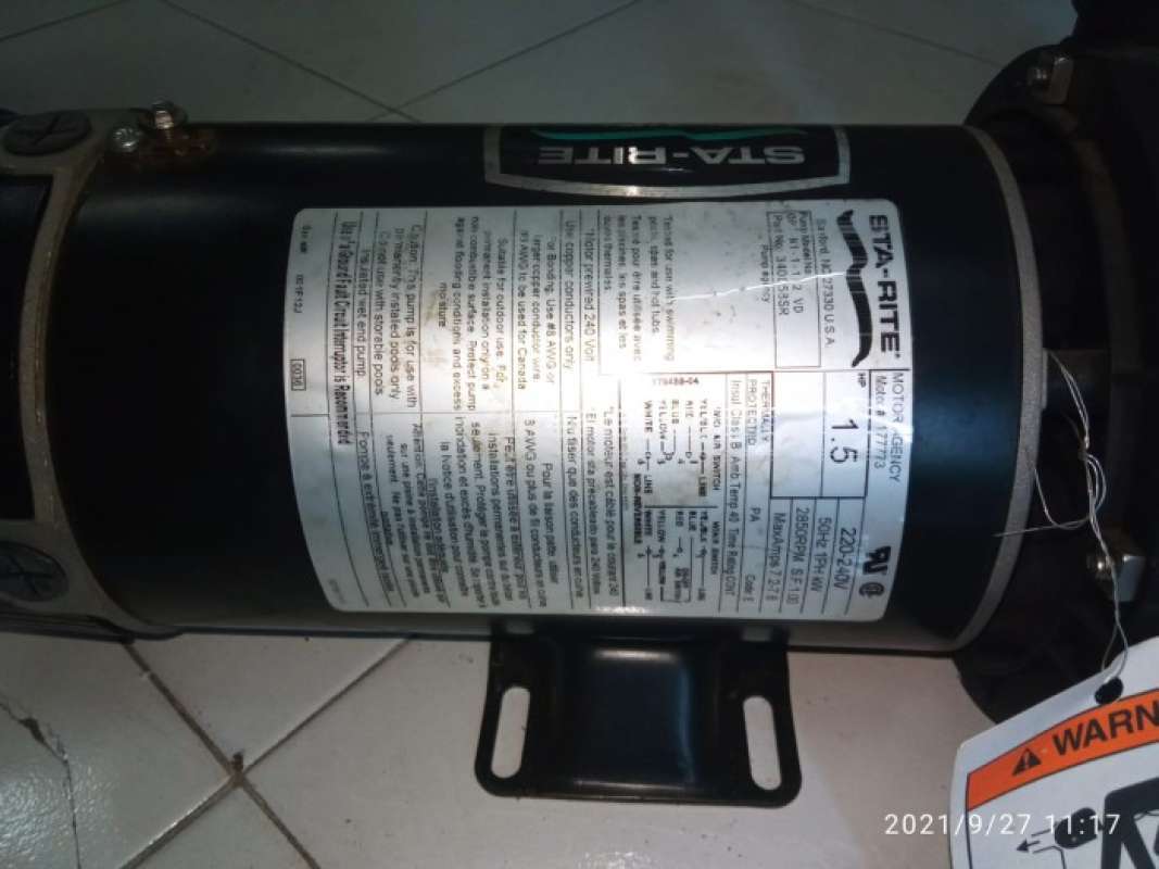 Promo Pompa Kolam Renang Pentair Star-rite 1.5 Hp 1 Phase Diskon 23% Di ...