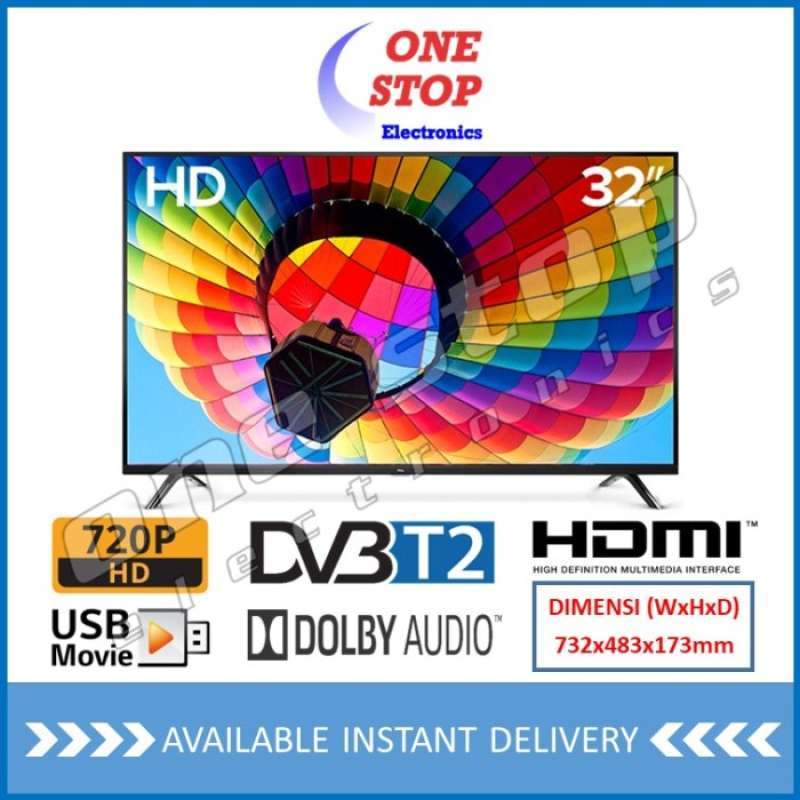 Promo 32B3 HD Ready Digital USB Movie LED TV 32 Inch Diskon 23% di Seller Surota Aska ...