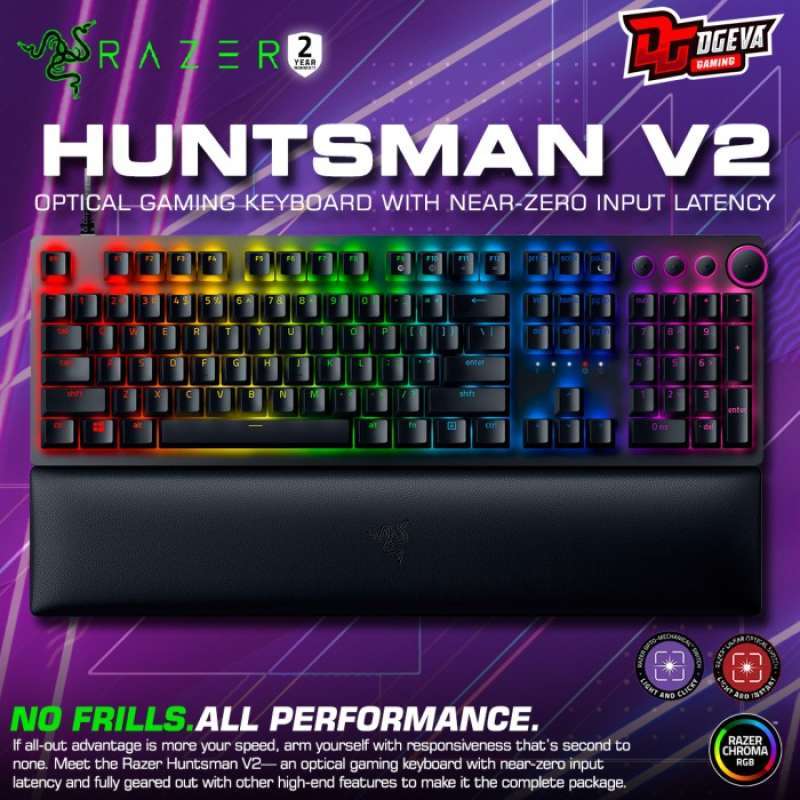 Promo Razer Huntsman V2 Optical Switch RGB Chroma Mechanical Gaming ...