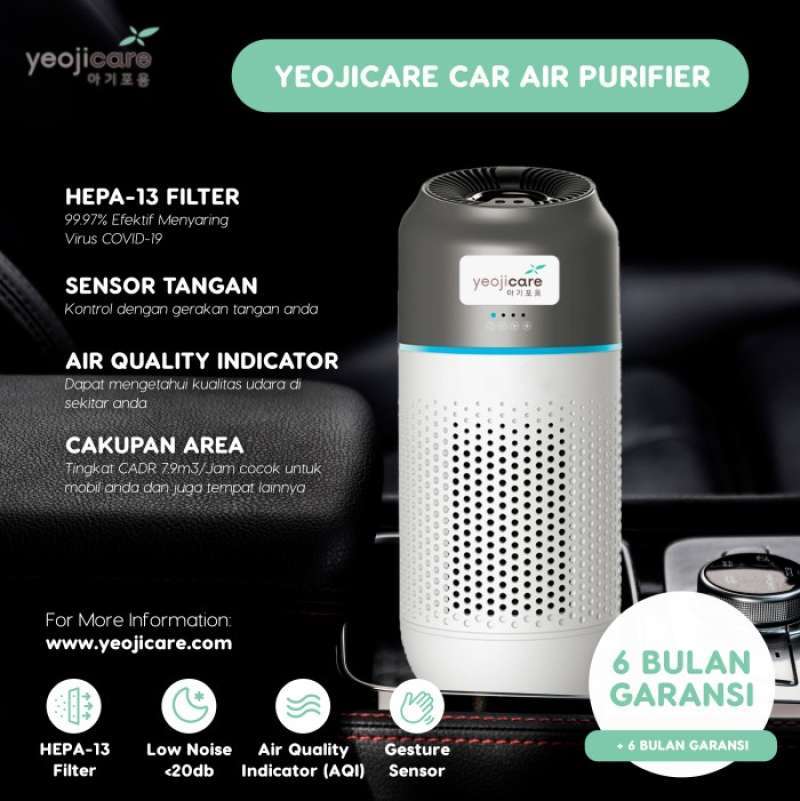 Promo Air Purifier Oxy Refresh - Smart Mini (HEPA13, Anion, & Carbon ...