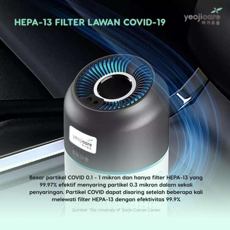 Promo Air Purifier Oxy Refresh - Smart Mini (HEPA13, Anion, & Carbon ...