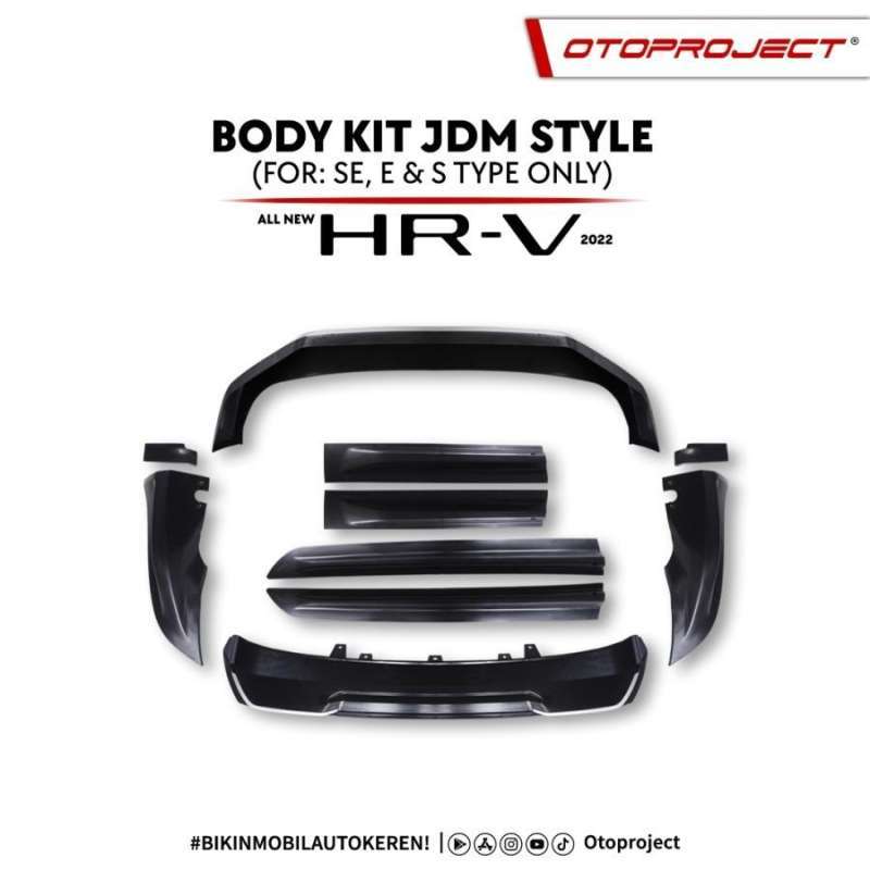 Jual Body Kit Bodykit set New HRV 2022 JDM Style NON RS Otoproject di ...