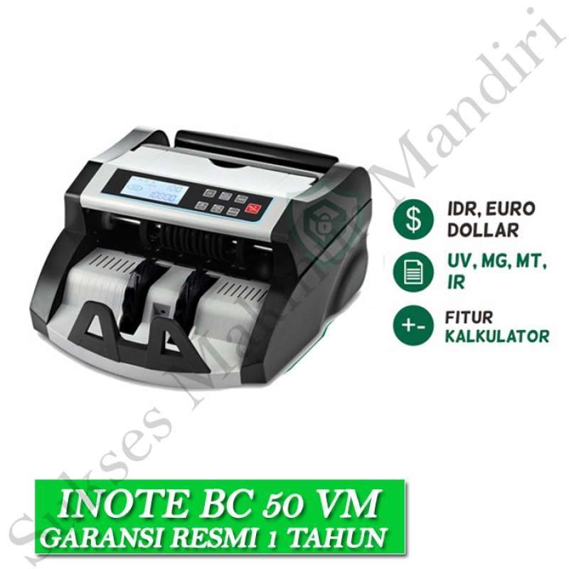 Promo Mesin Hitung Uang iNote BC-50VM - Bill Counter Diskon 23% di Seller Surota Aska ...
