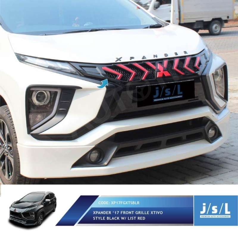 Jual Grill Depan/front Grille Mitsubishi Xpander 2017-2020 Black Red ...
