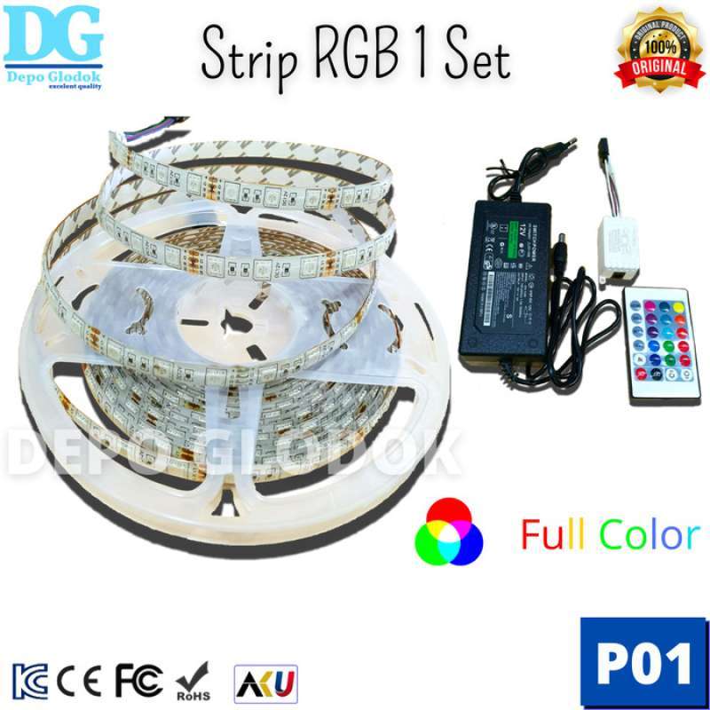 Promo LED SRIP RGB IP65 SATU PAKET rekomendasi lebih hemat harga MURAH ...