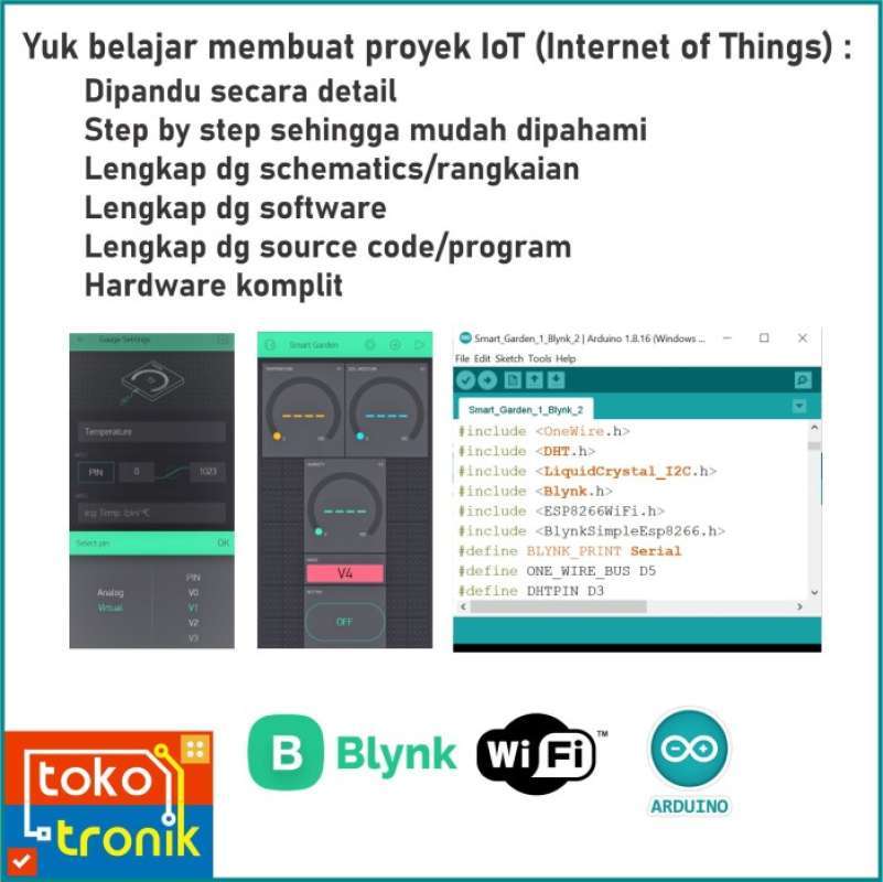 Promo Starter Iot Smart Garden - Kit Iot Penyiram Tanaman Otomatis ... Promo Starter Iot Smart Garden - Kit Iot Penyiram Tanaman Otomatis ...