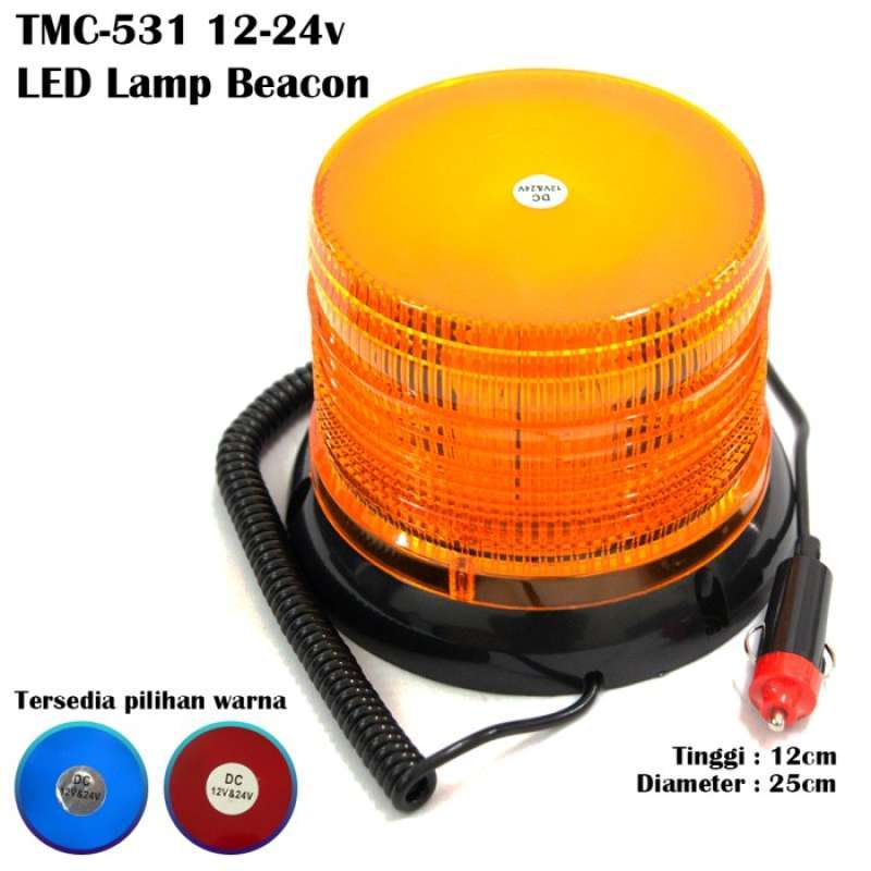 Promo Warning Light Rotary Lamp 531 Lampu Ambulan/ Proyek Putar Ac 220V ...