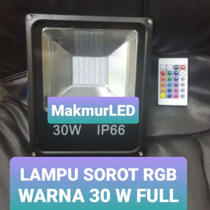 Promo Lampu Sorot Rgb Watt Sorot Lampu Rgb Led Floodlight W Warna Warni Diskon Di
