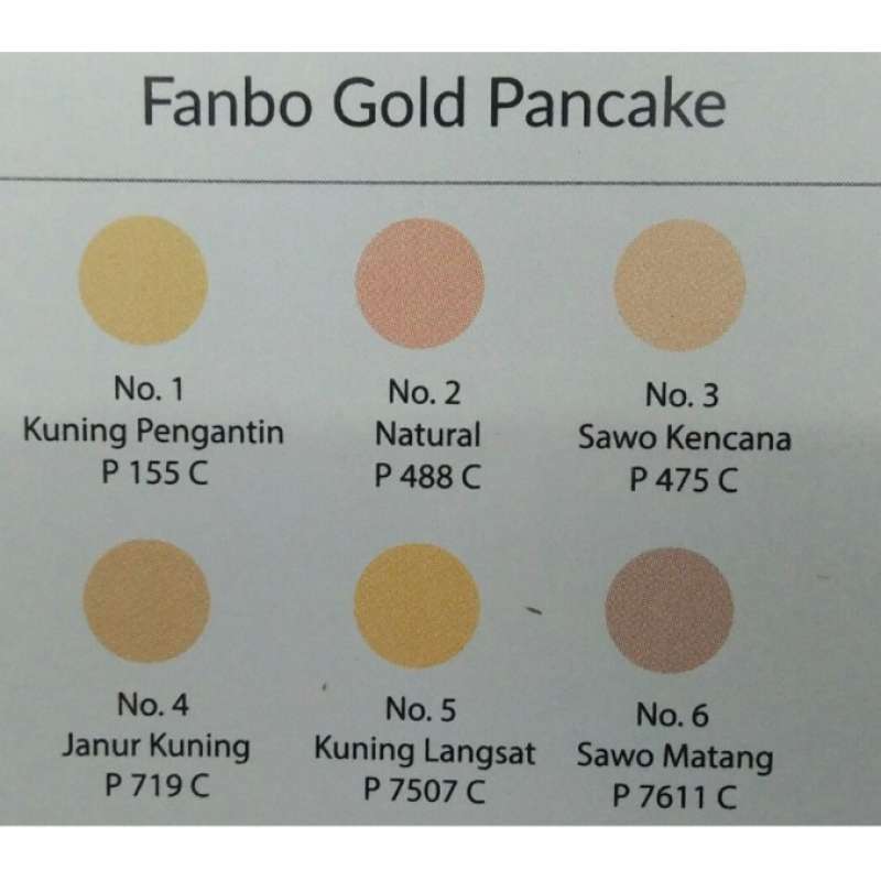 Jual Fanbo Gold Deluxe Compact Powder 20gr - Fanbo Bedak Padat Kemasan ...