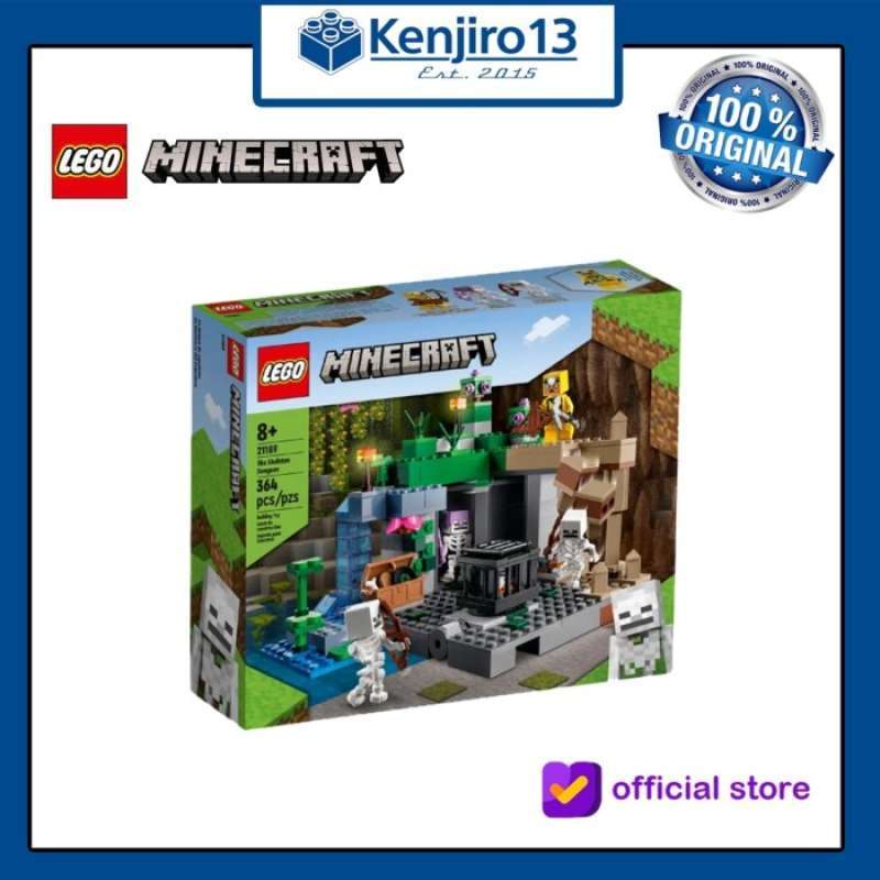 Promo Lego Minecraft 21189 The Skeleton Dungeon Diskon 23% di Seller ...