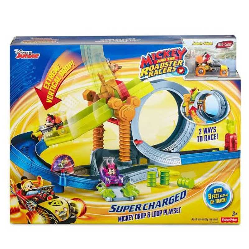 Promo Fisher Price Mickey Mouse Drop and Loop Playset mainan track ...