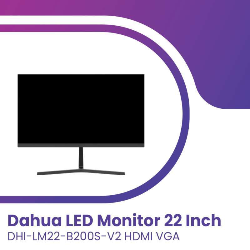 Jual DAHUA LED MONITOR 22 INCH DHI LM22-B200S-V2 HDMI VGA di Seller ...