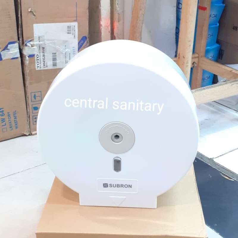 Jual tempat tissue jumbo roll tisue gulung tisu rol besar toilet subron ...