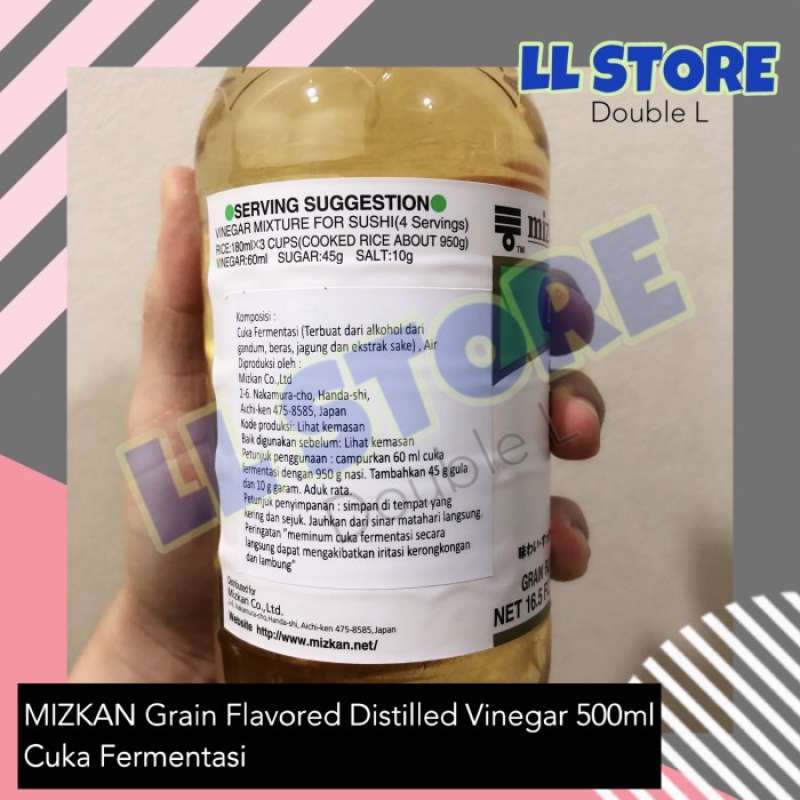 Promo MIZKAN Grain Flavored Distiller Vinegar Cuka Fermentasi Jepang 500 ml Diskon 33% di Seller ...