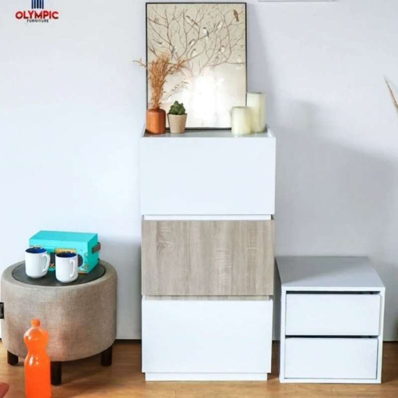 Promo BOX LACI OLYMPIC / DRAWER - CREAM Diskon 23% di Seller Lauriel ...