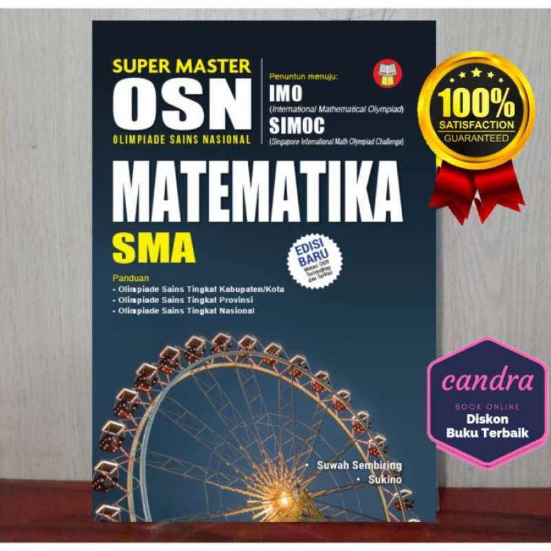 Promo BUKU SUPER MASTER OSN (OLIMPIADE SAINS NASIONAL) MATEMATIKA SMA Diskon 23% di Seller Roxie ...