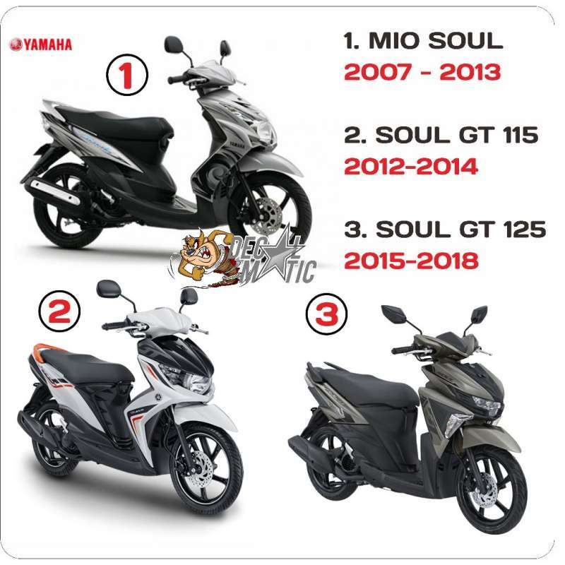 Jual Stiker Soul GT 115 Full Body Decal Soul GT 125 Full Body Striping ...