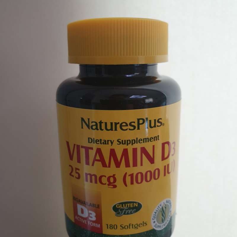 Promo Natures Plus Vitamin Vit D3 D 3 1000iu 1000 iu Tulang Gigi Jantung Diskon 33% di Seller ...