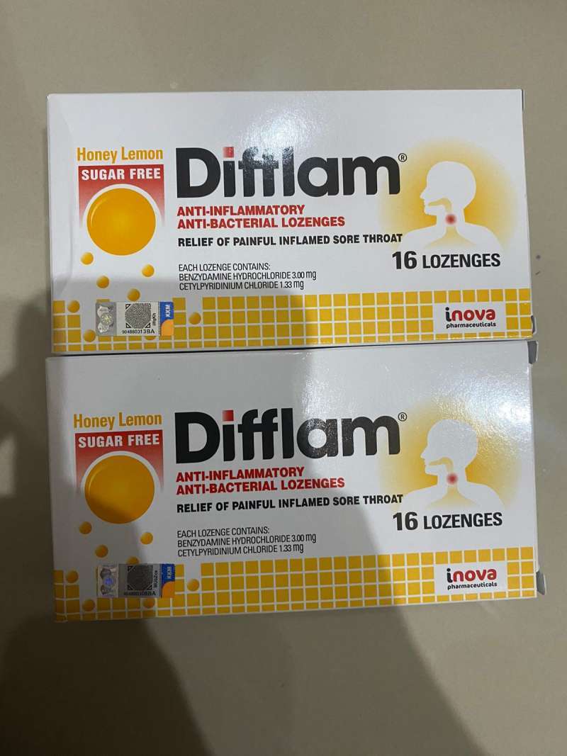 Jual Difflam Anti Inflamamatory & Anti- Bacterial Lozenges 16's di ...