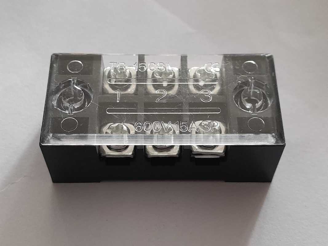 Jual Terminal Block Block Kaca 15a - 3p Tb1503, Tanpa Bubble Di Seller Algorista - Sanan Wetan ...