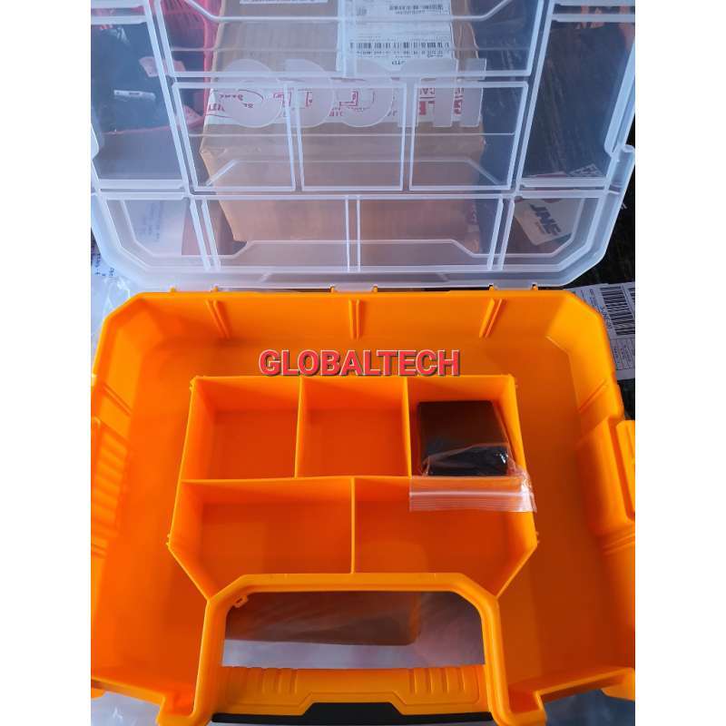 Jual INGCO PBX1511 TOOLBOX 15 TOOL BOX KOTAK PERKAKAS PLASTIC ORGANIZER ...
