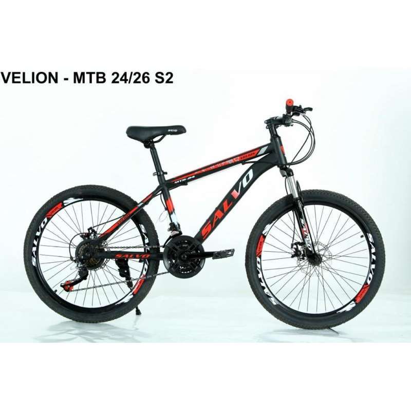 Jual SEPEDA GUNUNG MTB 24 VELION - SALVO MTB operan 3 x 7 SPEED - Rem ...