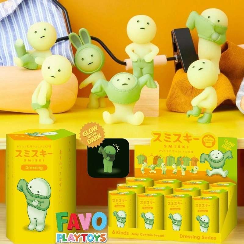 Promo SMISKI Glow In The Dark - Dressing Series Blind Box Figure Diskon ...