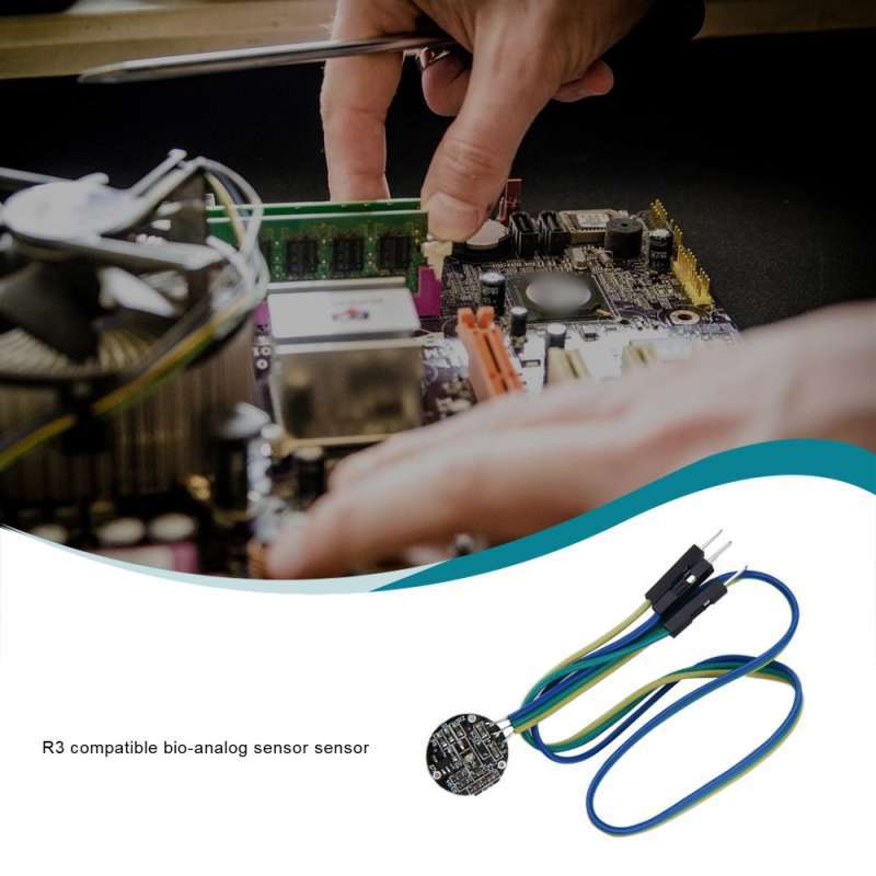 Jual (Local Stock) Heart Rate Sensor Pulse bio Analog Sensor Sensor ...