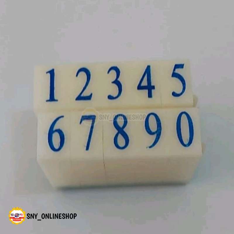 Jual Stempel Angka Rakitan Stempel S3 Angka 10mm Rakit Bognkar Pasang ...