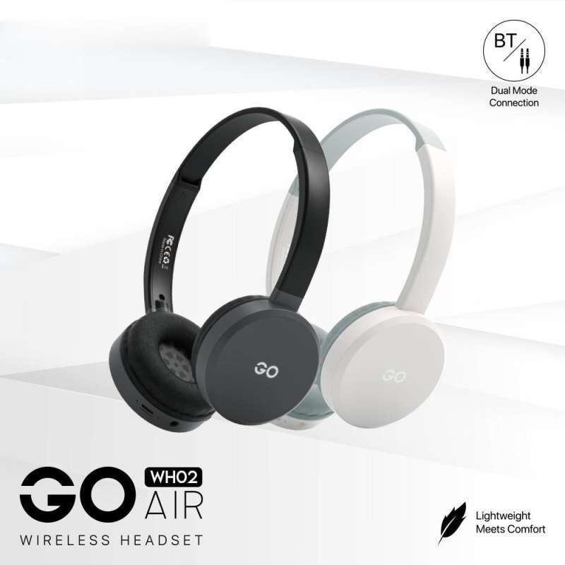 Promo Fantech Headphone Bluetooth Headset Wireless GO AIR WH02 Diskon ...
